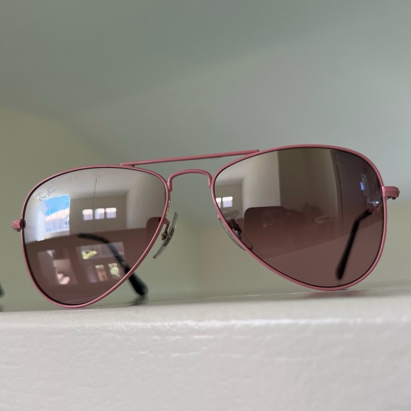 Ray-Ban | Accessories | Rayban Aviators For Babysmall Children Pink ...